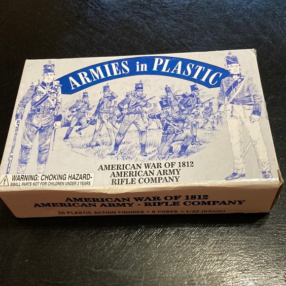 Vintage | Toys | Armies In Plastic War Of 812 American Army Rifle ...
